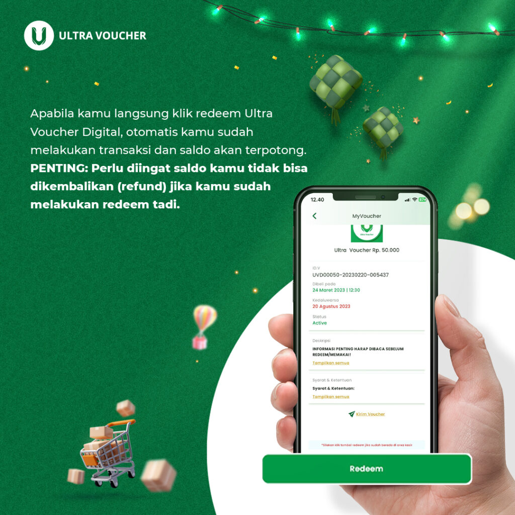 Cara Redeem Ultra Voucher Dapat Promo Belanja Tiap Hari