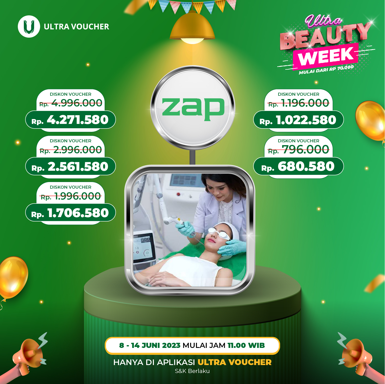 Festival Ultra Beauty Week! Promo Klinik Kecantikan Hingga 30%